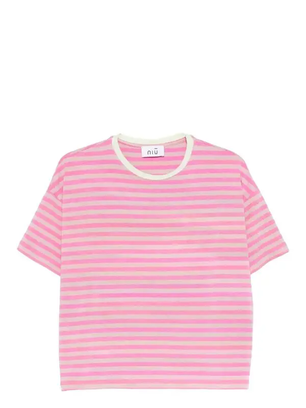 NIU Striped T-shirt - Pink