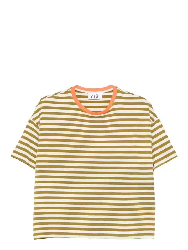 NIU Striped T-shirt - Green