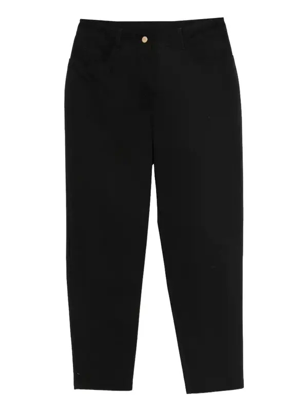 CLIPS Five-pocket Straight Leg Trousers - Black