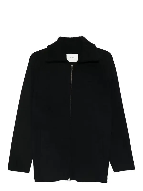 LISA YANG Gardenia Zip-up Cashmere Cardigan - Black