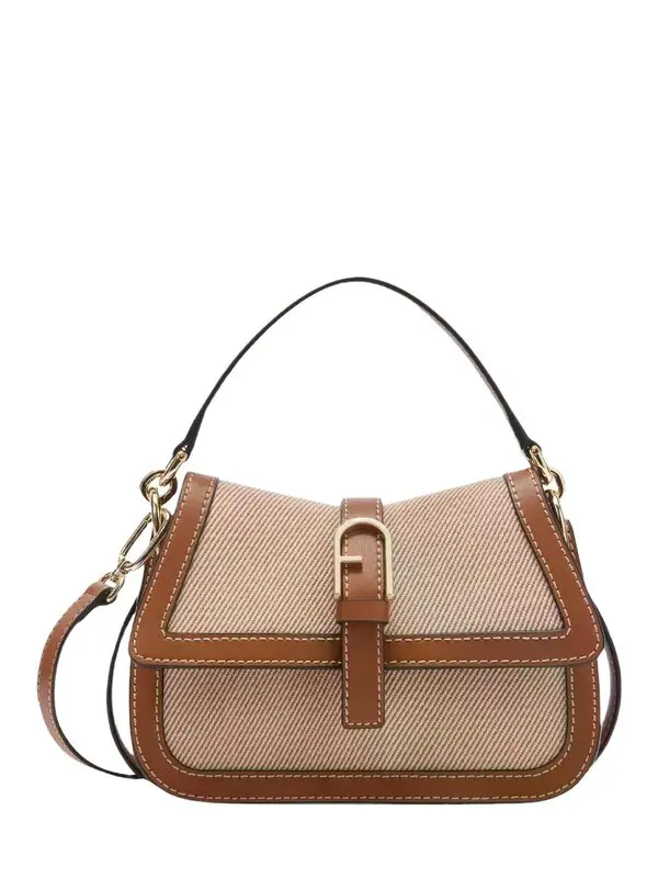 Furla Mini Flow Top Handle Tote Bag - Neutrals