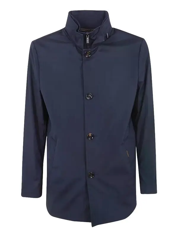 MOORER Button Jacket - Blue