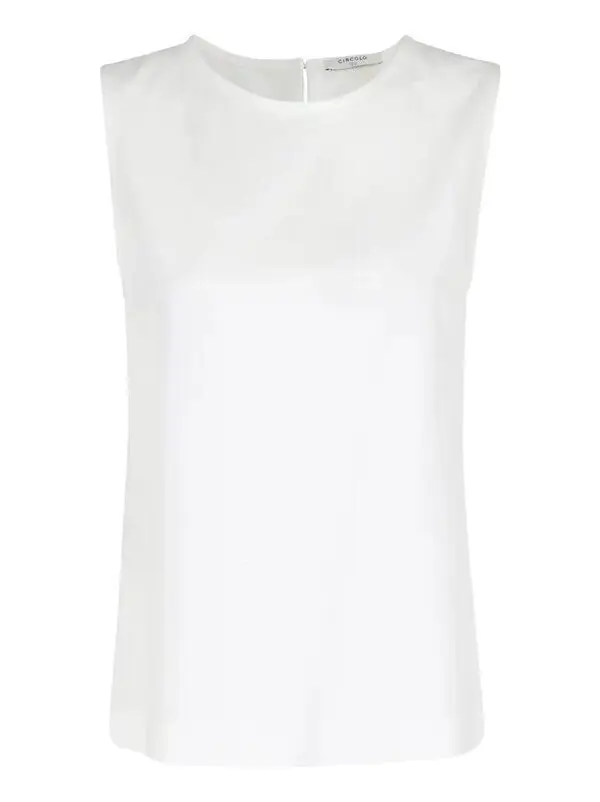 CIRCOLO 1901 Crew-neck Tank Top - White