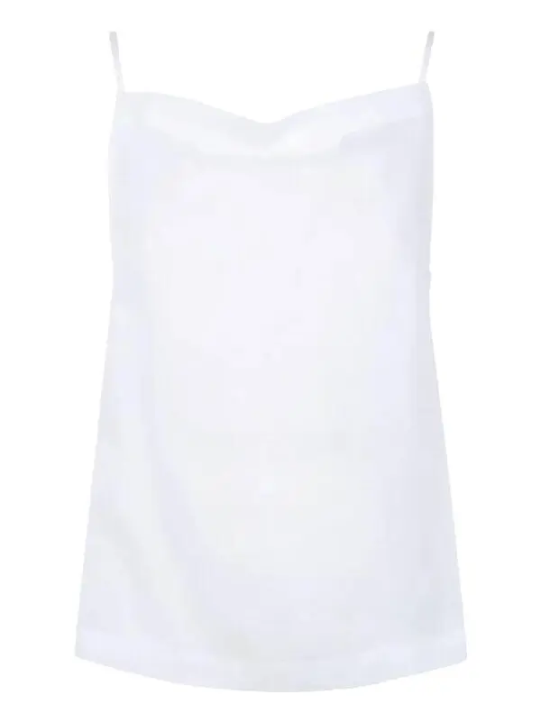 Liviana Conti Cowl-neck Tank Top - White