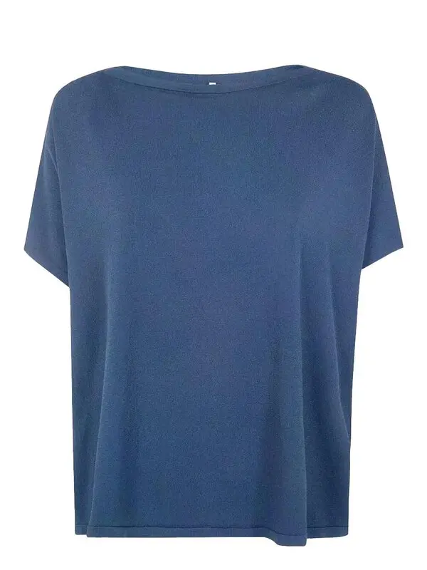 Liviana Conti Short-sleeve Sweater - Blue
