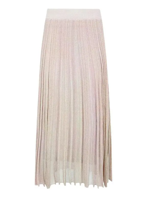BLUGIRL Pleated Maxi Skirt - Pink