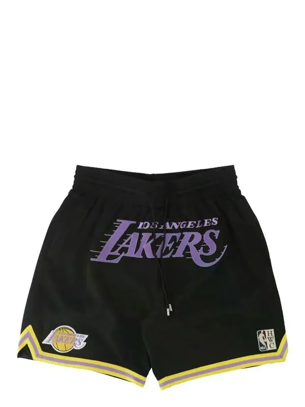 Mitchell & Ness Nba Lakers Practice Shorts - Black
