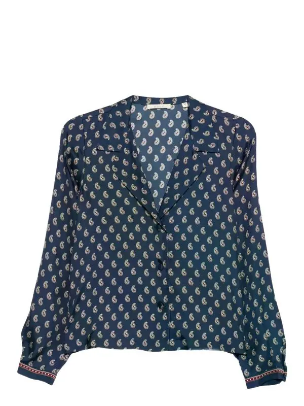DÔEN Elene Paisley Shirt - Blue