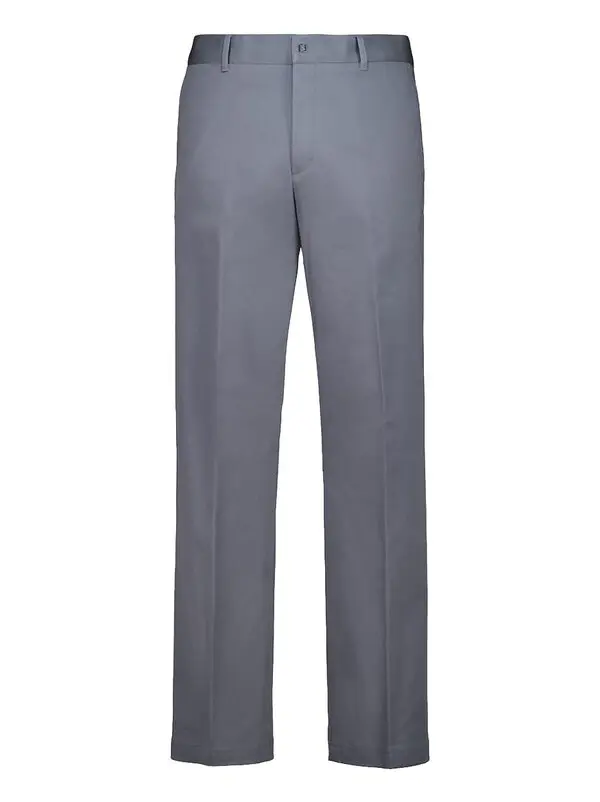 Fendi Stretch Gabardine Cigarette Trousers - Grey