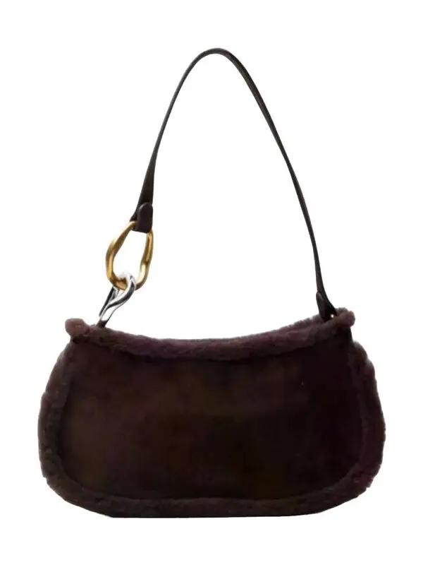 Staud Ollie Suede Shoulder Bag - Brown