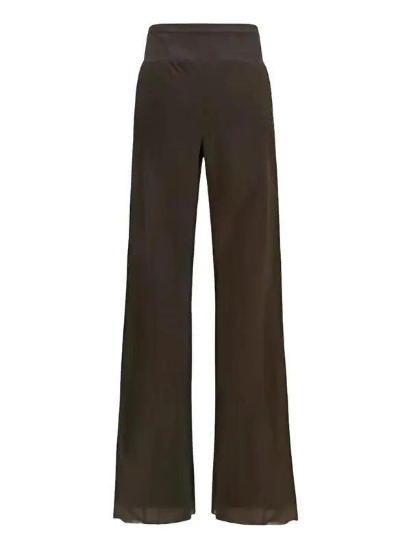 Rick Owens Ribbed-waistband Trousers - Brown