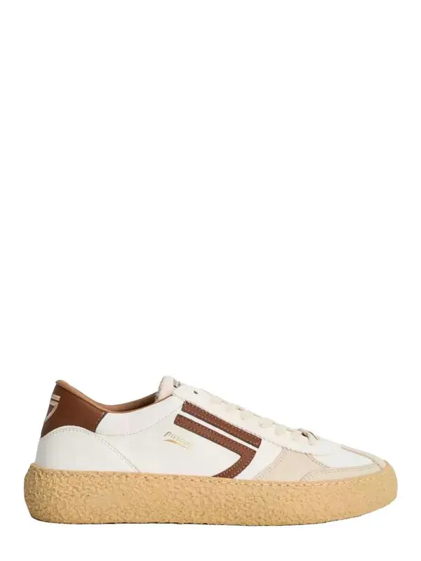 PURAAI Appliqué Bark Sneakers - White