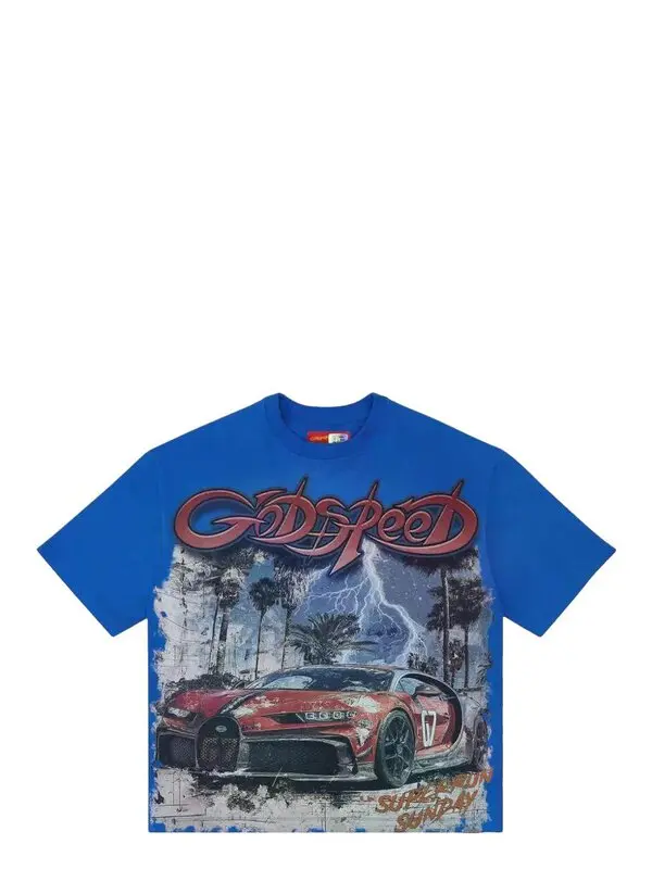 GODSPEED Miami Superrun T-shirt - Blue