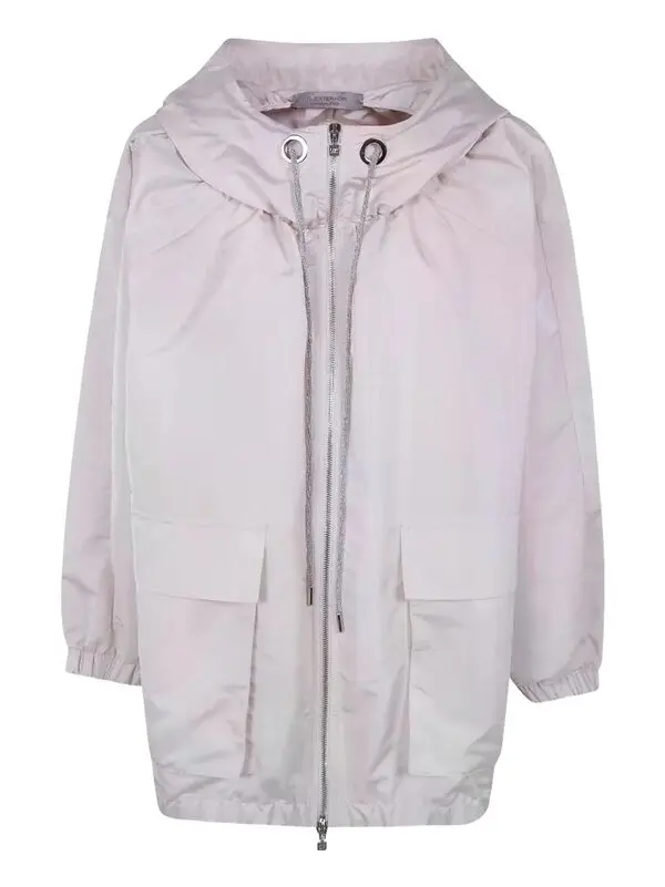 D.exterior Hooded Shell Jacket - Neutrals