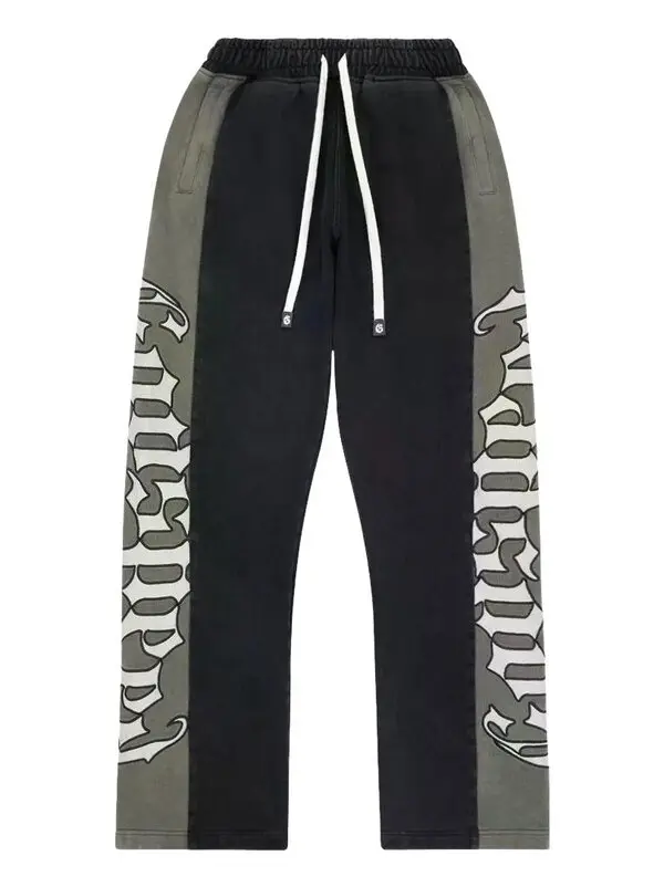 GODSPEED Patchwork Print Track Trousers - Black