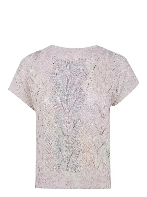 D.exterior Openwork Knitwear - Neutrals
