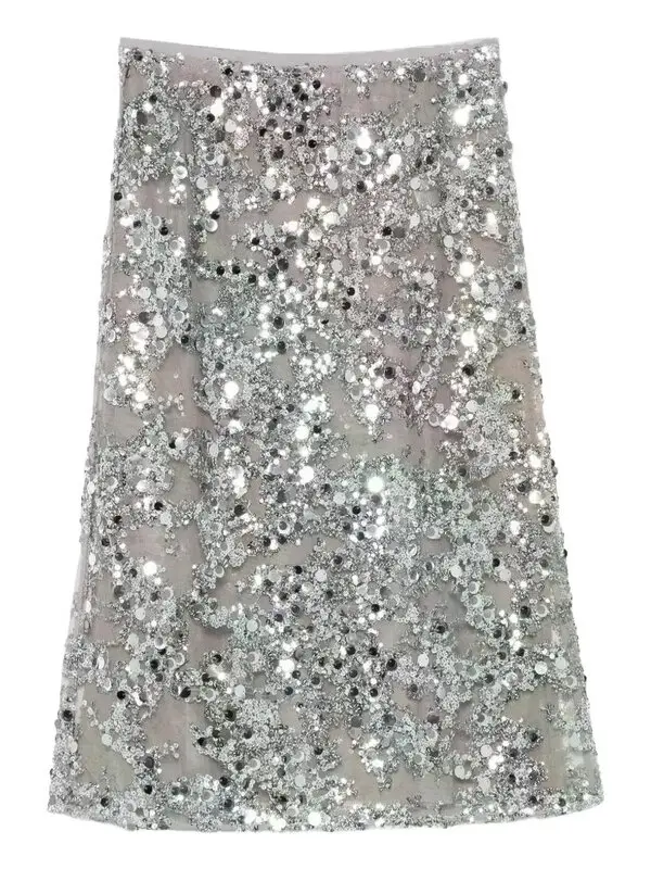 Baum Und Pferdgarten Shania Embellished Skirt - Silver