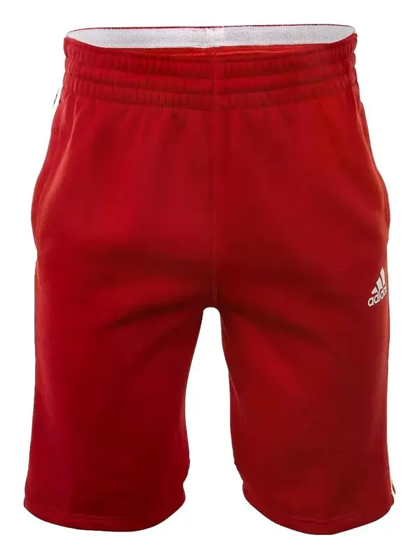Adidas Logo Detail Shorts - Red