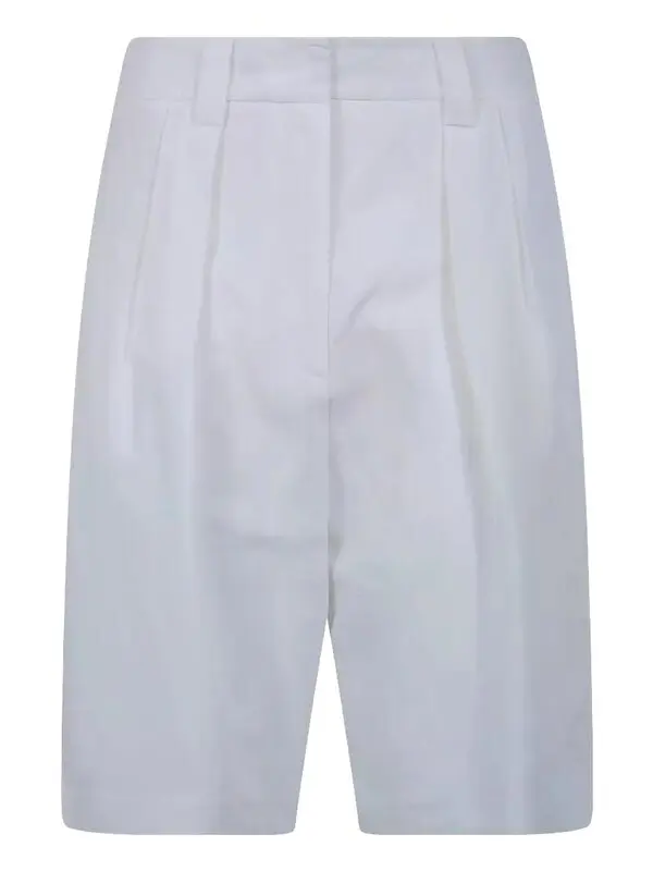 DRHOPE Pleated Trousers - White