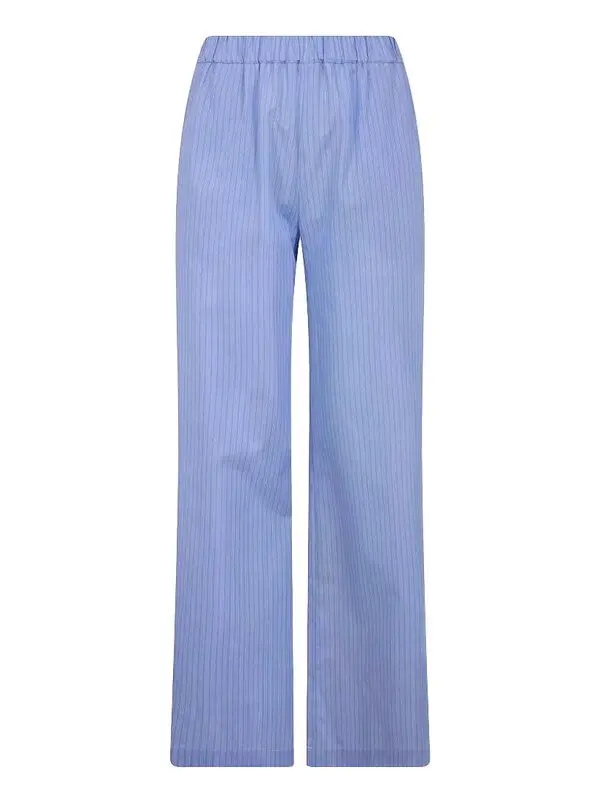 DRHOPE Striped Trousers - Blue