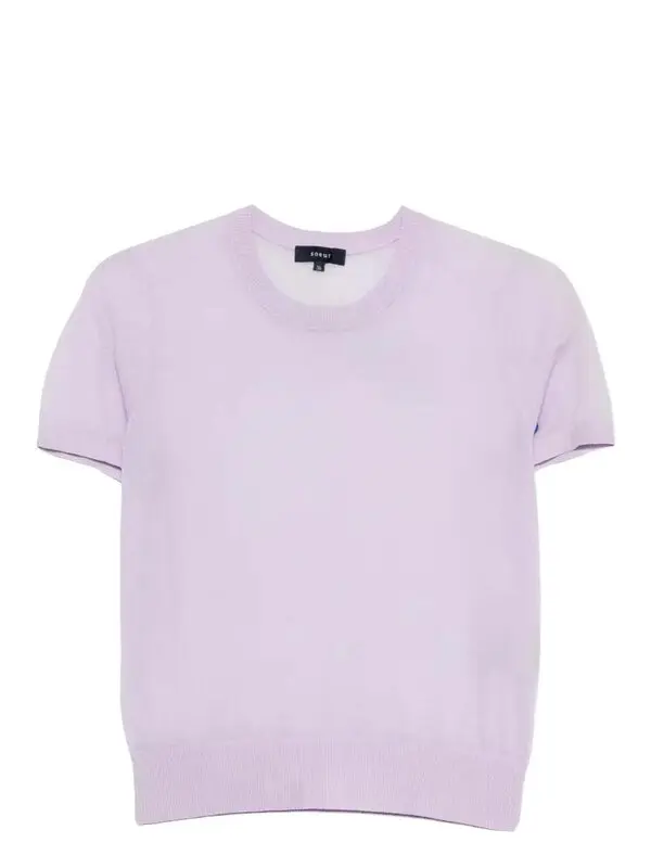 Soeur Short-sleeve Top - Purple
