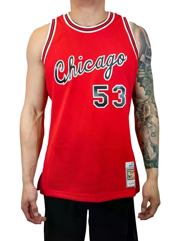 Mitchell & Ness Nba Chicago Bulls 1977 Artis Gilmore Jersey - Red