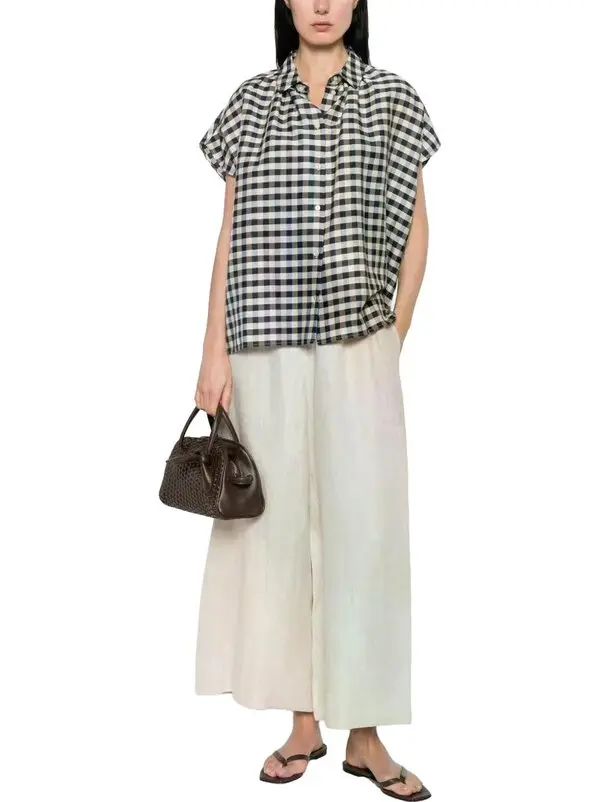 Max Mara Strano Checked Button-down Shirt - Neutrals