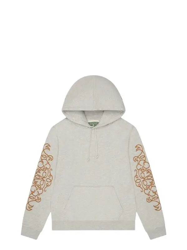 DENIM TEARS Embroidered Hoodie - Grey