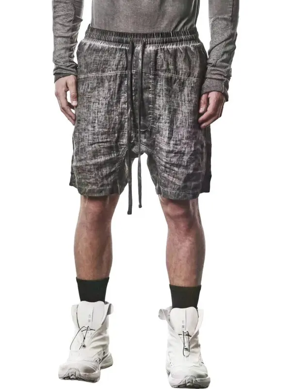 THOM KROM Woven Drawstring Shorts - Grey
