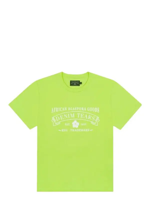 DENIM TEARS Adg Tee Shirt - Lime