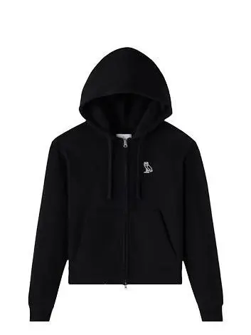 OVO Relaxed Fit Full Zip Hoodie - Black