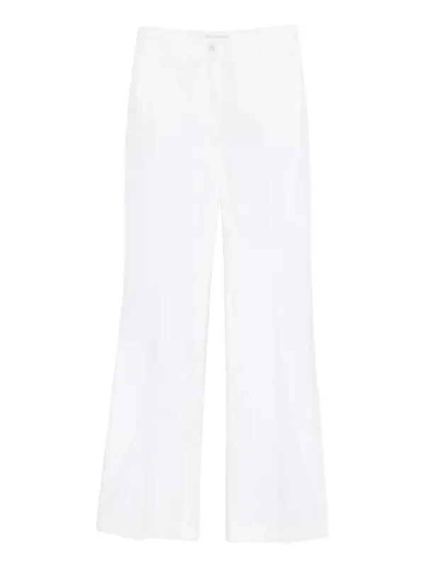 VIA MASINI 80 Flared Trousers - Neutrals