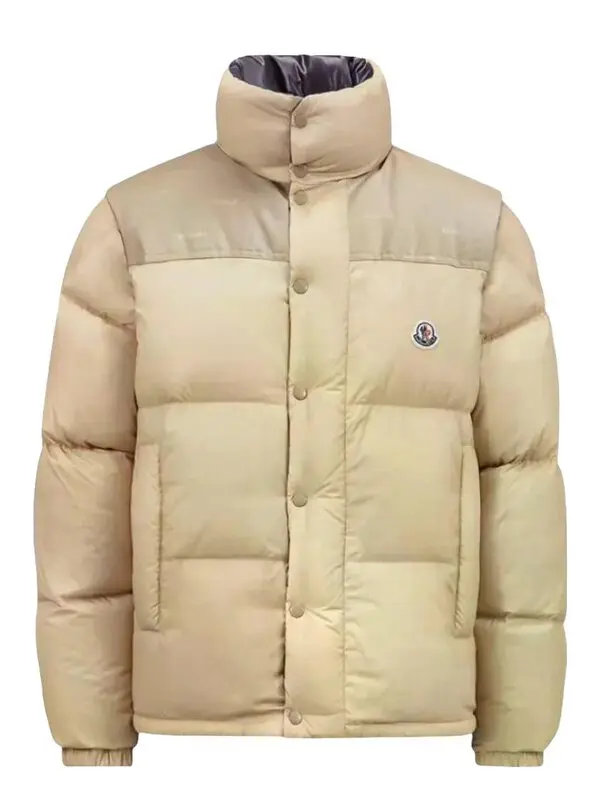 Moncler Verone 1 Monogram Reversible Puffer Jacket - Neutrals