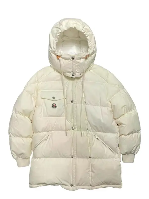 Moncler Karakorum Hooded Down Jacket - Neutrals