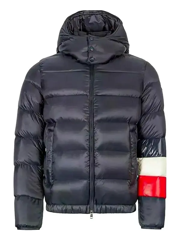 Moncler Hooded Down Jacket - Blue