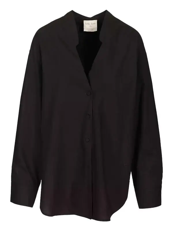 FORTE_FORTE Long-sleeve Shirt - Black