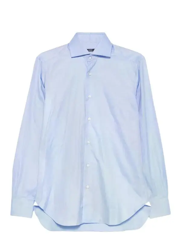 BARBA NAPOLI Long-sleeve Shirt - Blue