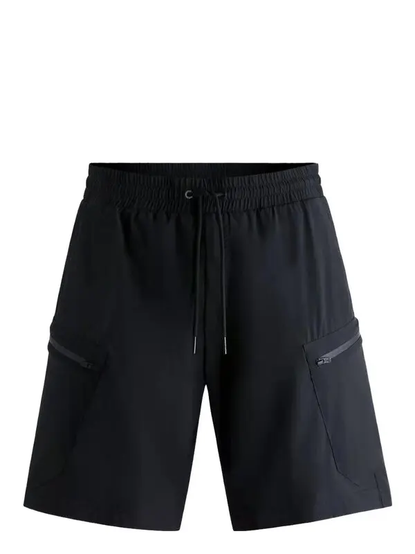 Fusalp Thilo Elasticated-waist Cargo Shorts - Black