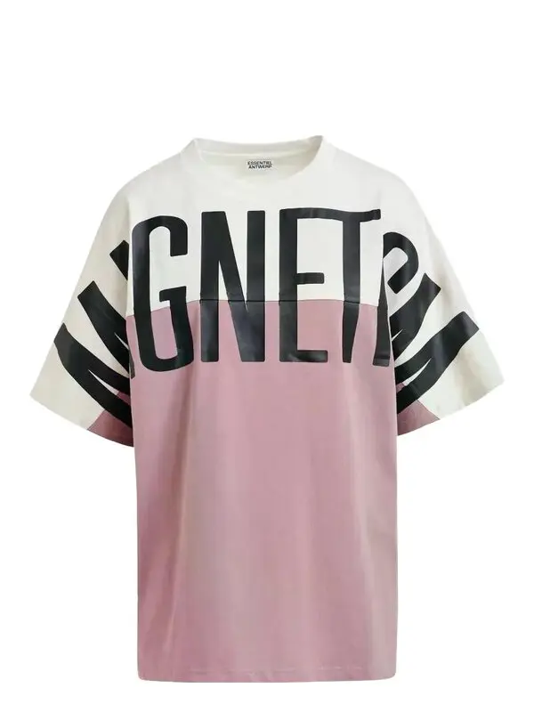 Essentiel Antwerp Magnetism Colourblock T-shirt - Pink