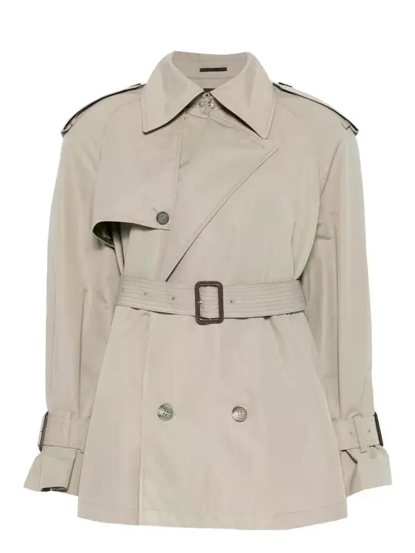 Wardrobe.NYC Belted Trench Coat - Neutrals