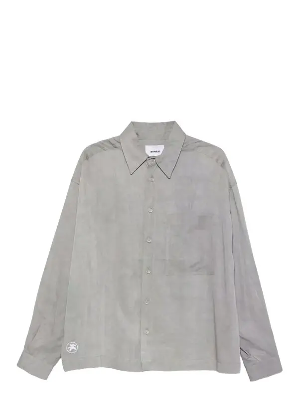 BONSAI Pocket Long-sleeved Shirt - Grey