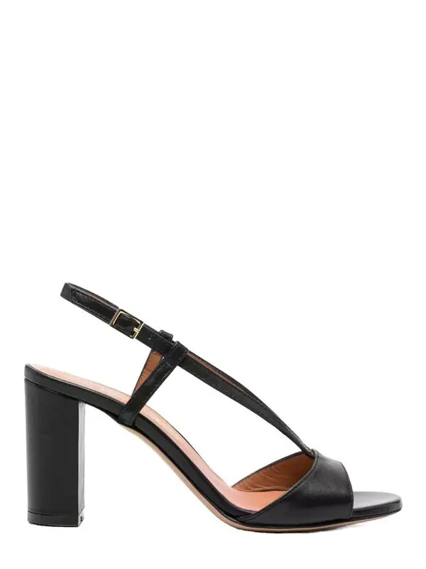 VIA ROMA 15 Heeled T-strap Sandals - Black