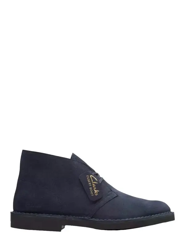 Clarks Lace-up Leather Boots - Blue