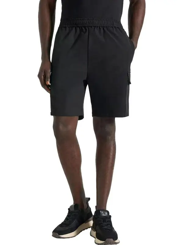 Manière De Voir Dimitri Technical Cargo Shorts - Black