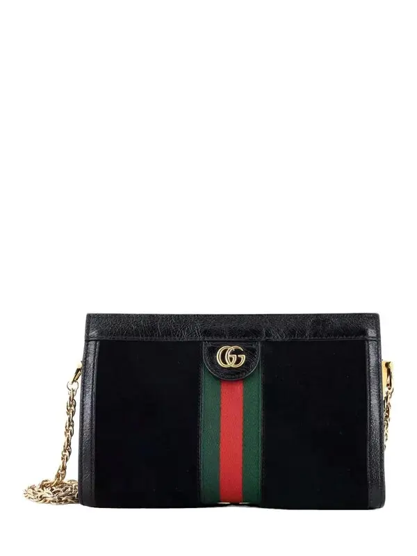 Gucci Ophidia Chain Small Shoulder Bag - Black