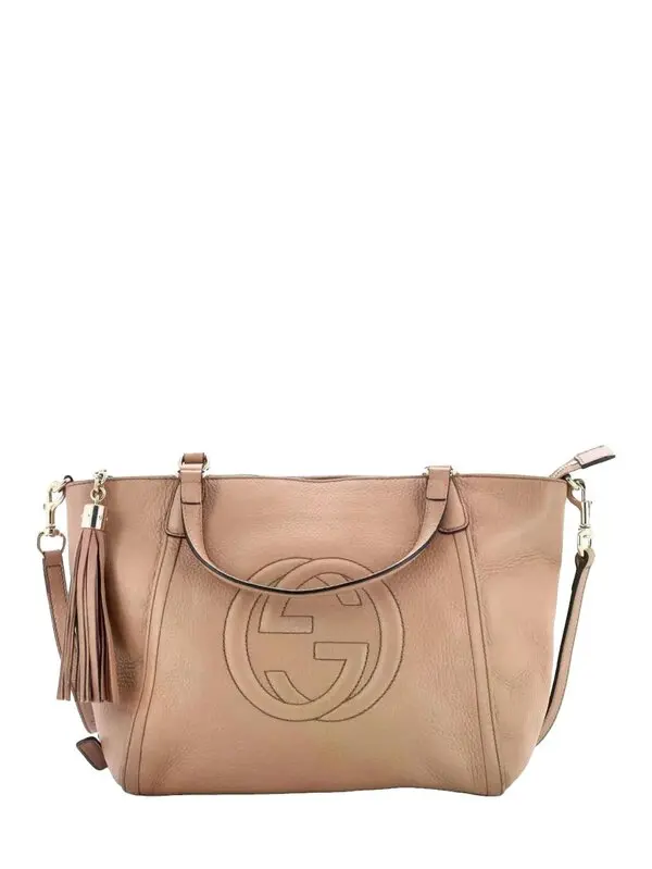 Gucci Soho Convertible Top Handle Satchel - Neutrals