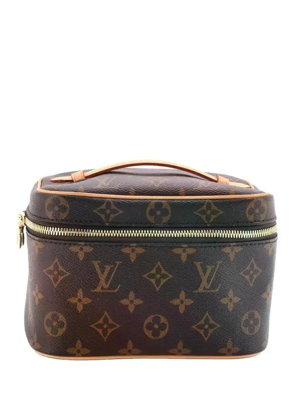 LOUIS VUITTON Vanity Case Monogram Canvas Mini Pouch - Brown