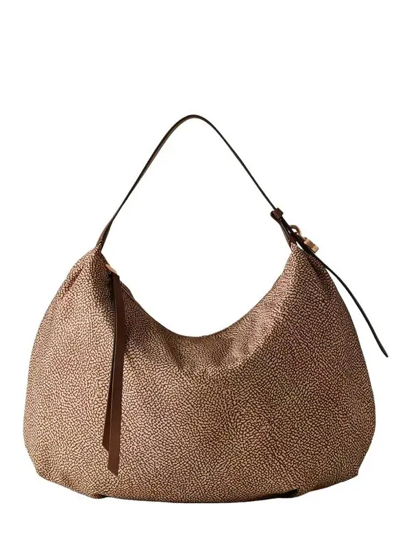 Borbonese Medium Prive Shoulder Bag - Neutrals