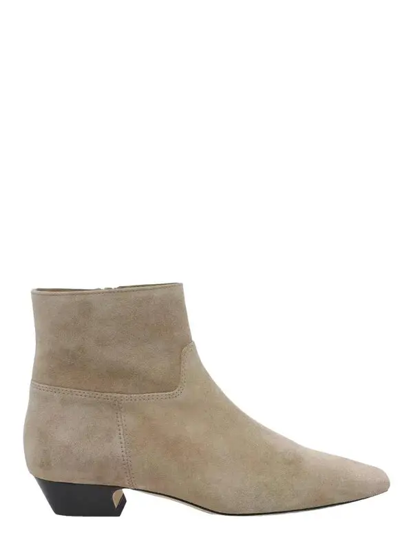 STUART WEITZMAN Stassi Suede Boots - Neutrals