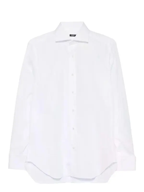 BARBA NAPOLI Turned Cuff Shirt - White